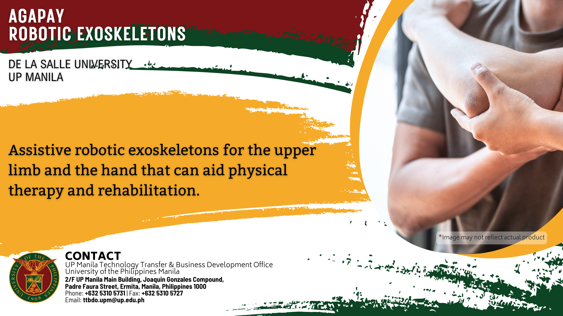 AGAPAY Robotic Exoskeletons – UP Manila TTBDO