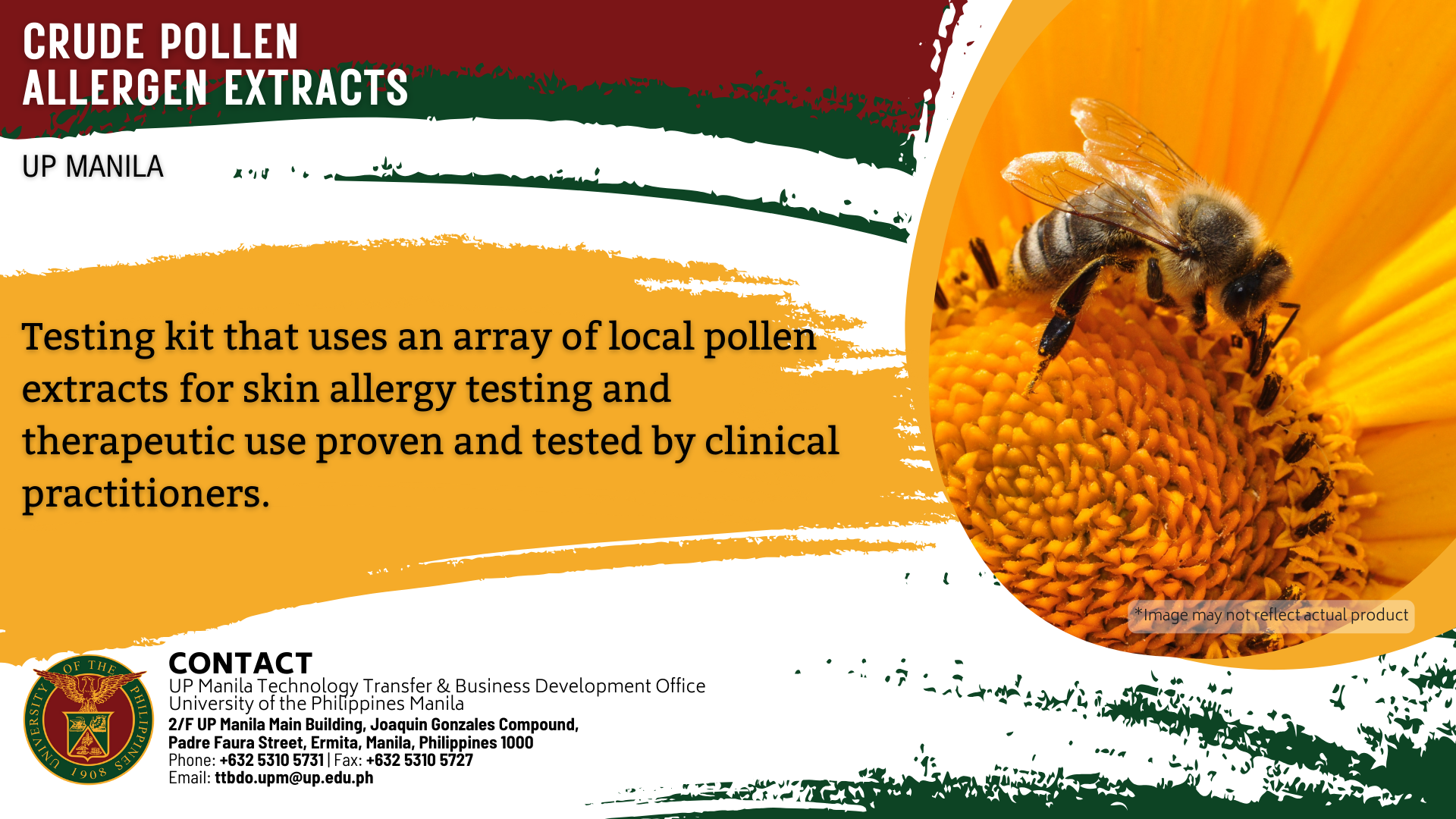 Crude Pollen Allergen Extracts – UP Manila TTBDO