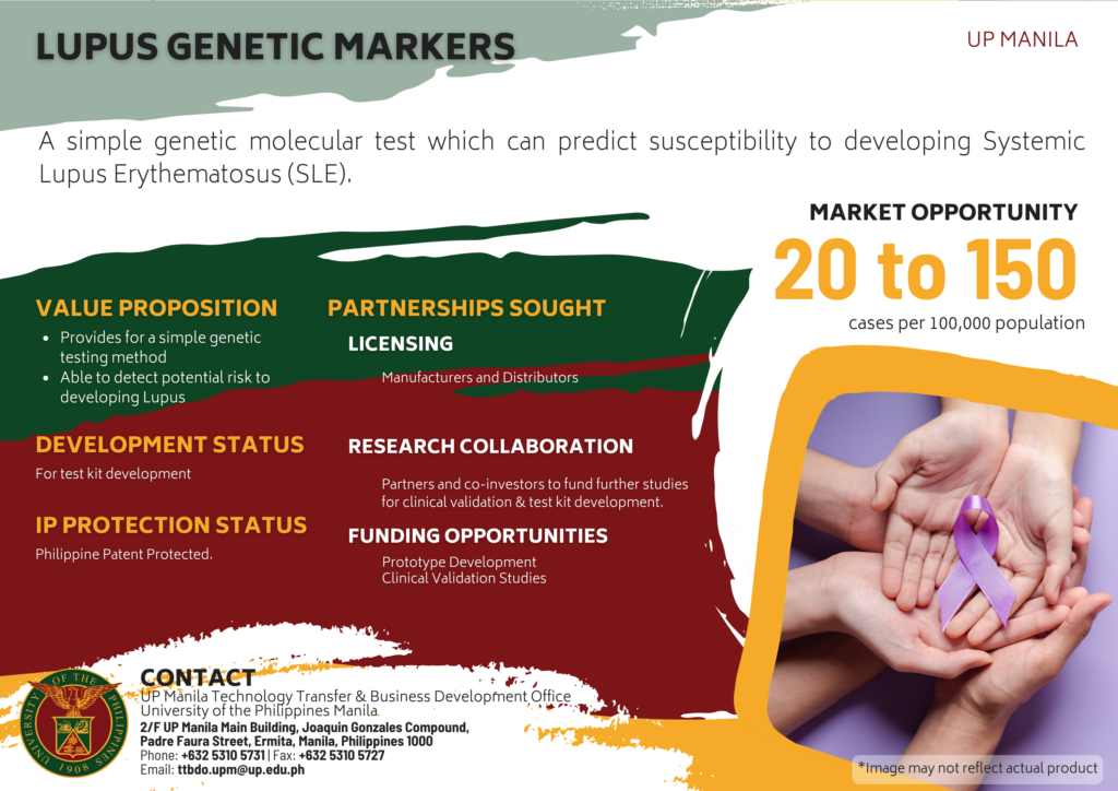 Lupus Genetic Markers – UP Manila TTBDO