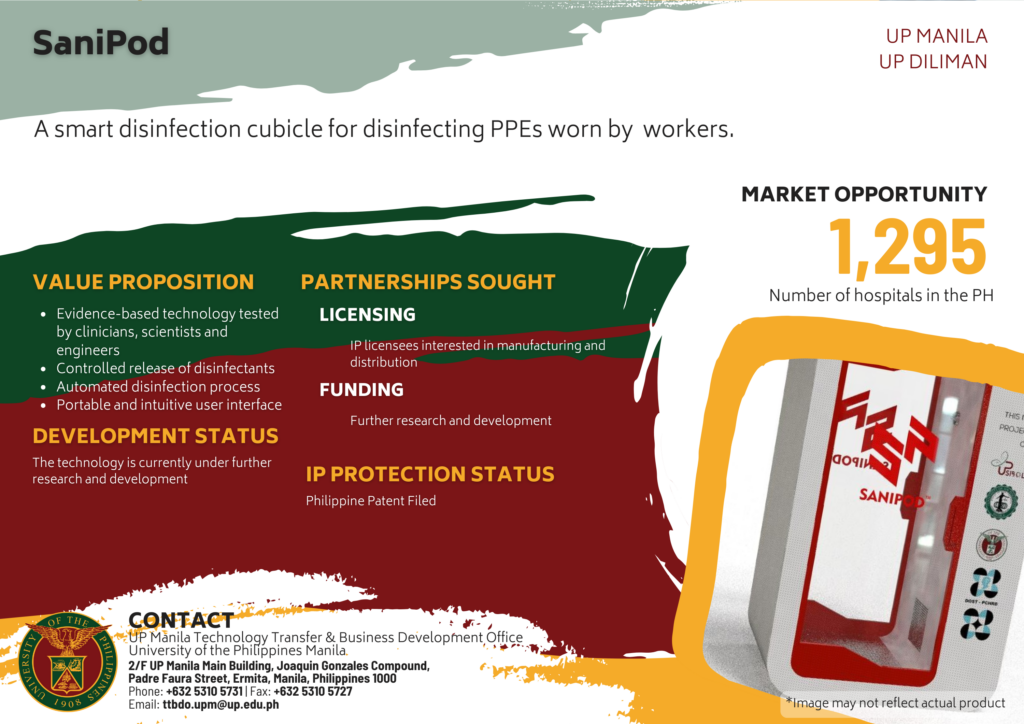 SaniPod – UP Manila TTBDO