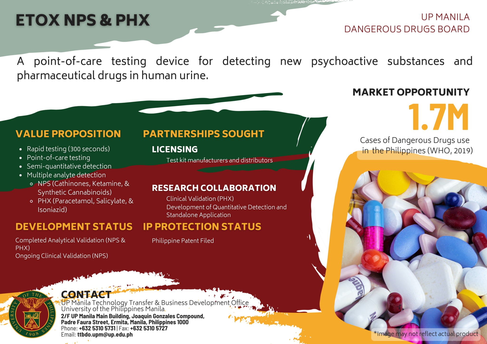 ETox NPS & PHX – UP Manila TTBDO