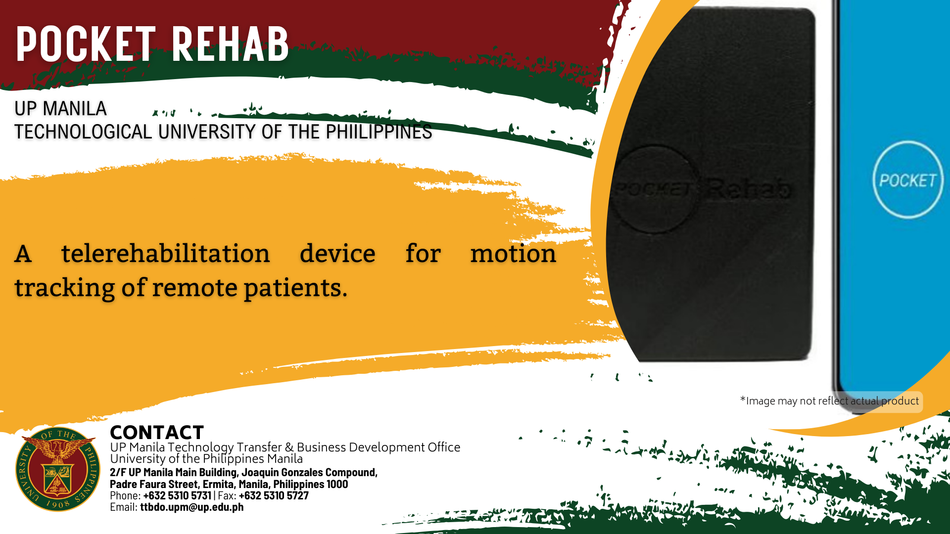 Pocket Rehab – UP Manila TTBDO