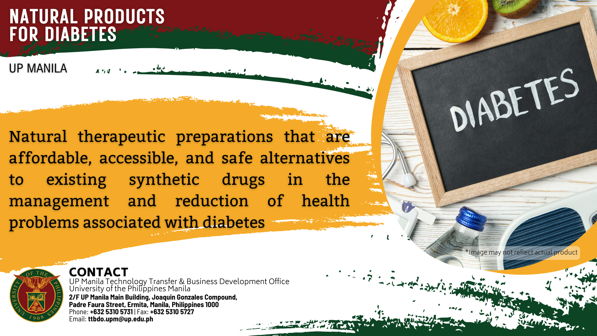 Natural Products for Diabetes – UP Manila TTBDO